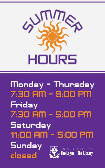 Library in the Logos | Union University, a Christian College in Tennessee