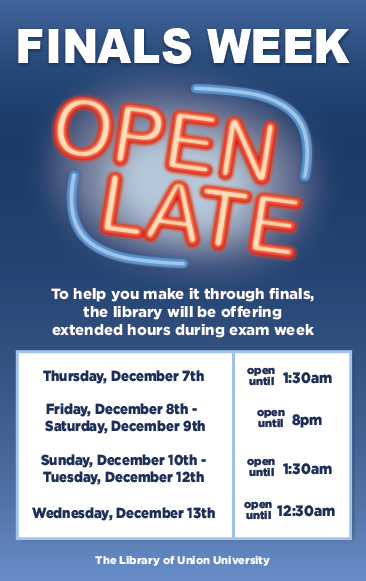 Library in the Logos | Union University, a Christian College in Tennessee